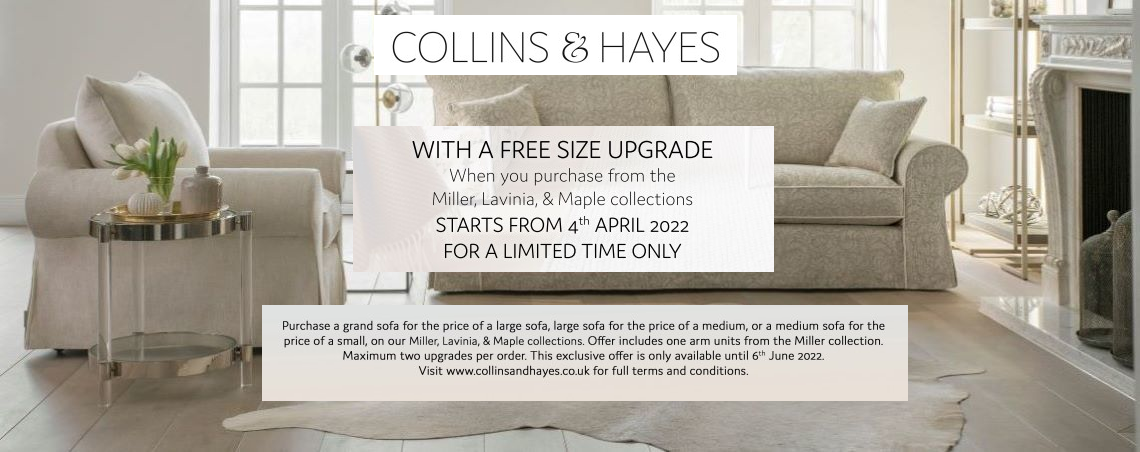 Collins & Hayes Lavinia Large Sofa - Sofas & Chairs - Charltons Furniture
