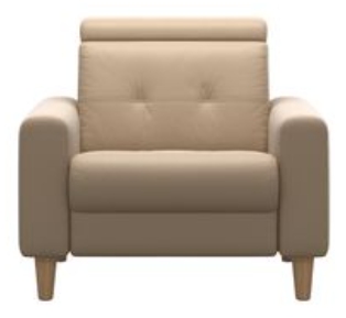 Stressless Anna Power Recliner Arm Chair with Power Headrest - Sofas ...